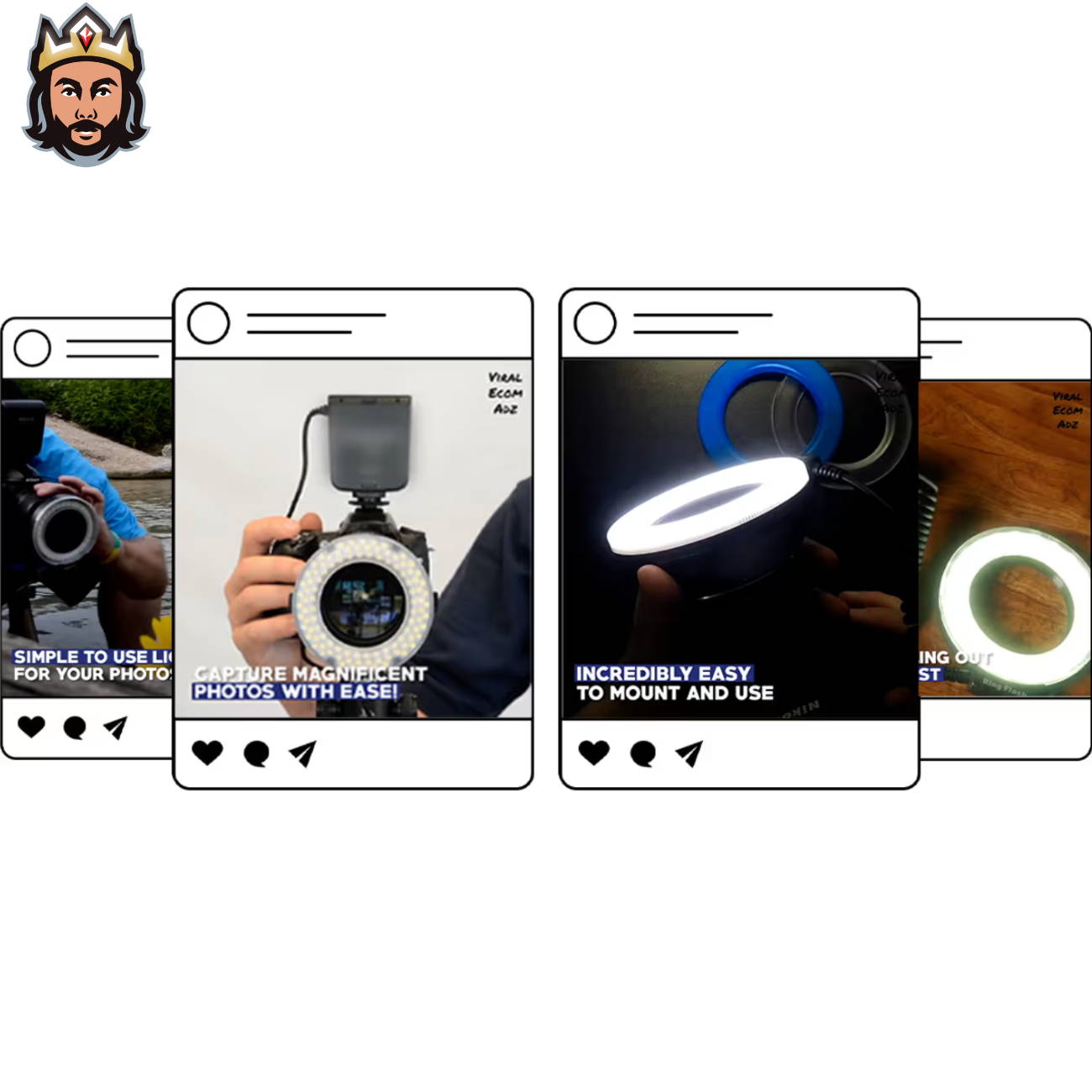 Ecom King Bootcamp Ad Collection – Viral Ecom Adz